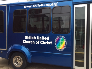 Rainbow signs - UCC Open and Affirming Coalition