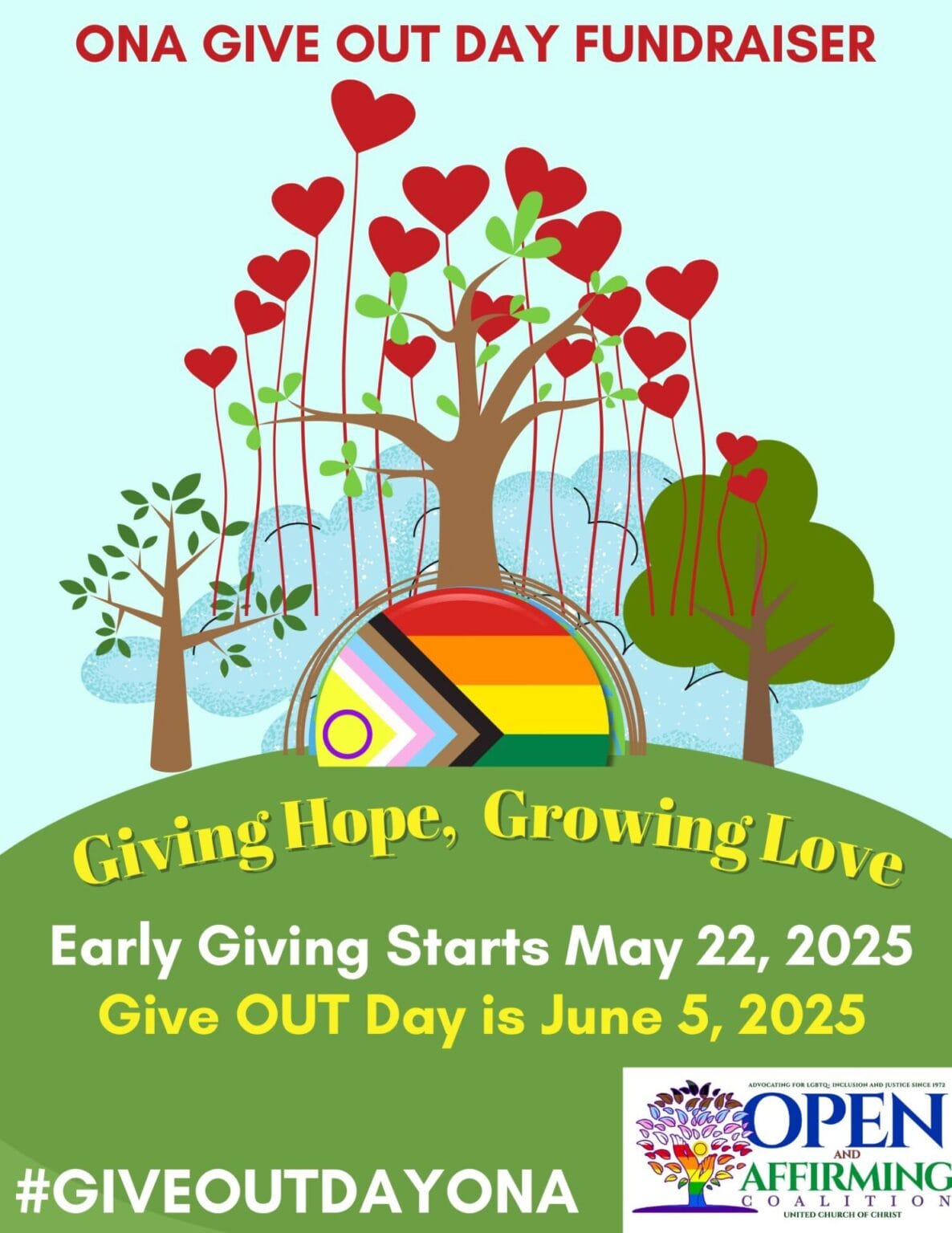 Giving Hope, Growing Love: Give OUT Day Fundraiser - UCC Open and ...